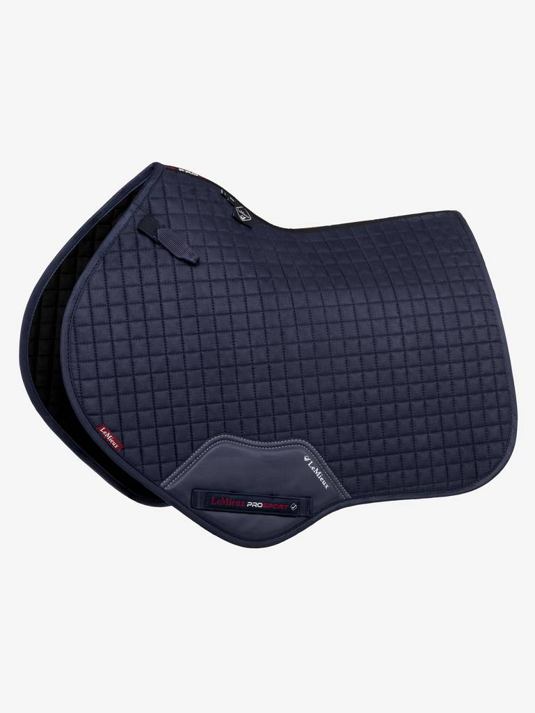 LeMieux Suede Close Contact Square Navy-Full Size – ValleyHorsewear