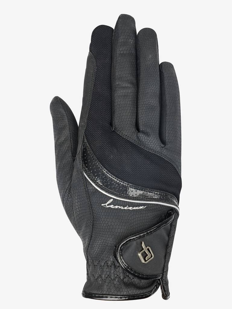 LeMieux Competition Gloves Black – ValleyHorsewear
