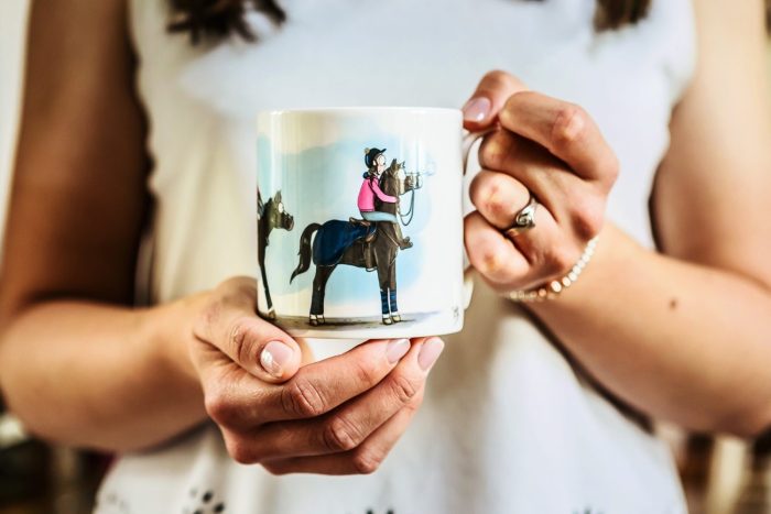Emily Cole ‘Feeling Fresh’ – Fine Bone China Mug – ValleyHorsewear